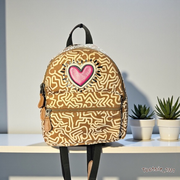 Coach | Bags | Coach X Keith Harin Mini Charlie Backpack | Poshmark